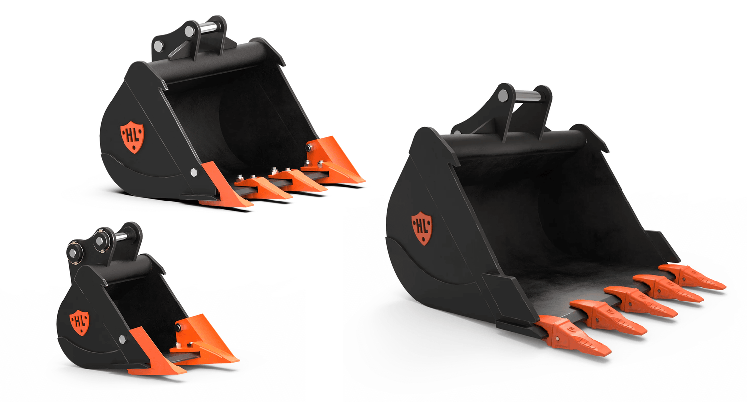6-8 Tonne Excavator Digging Bucket - Multiple Widths – Hardlife UK